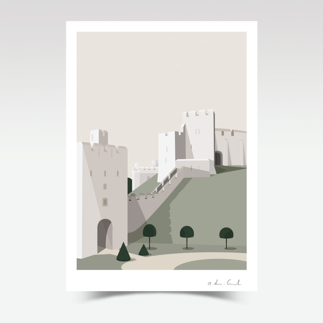 Arundel Castle Giclée Fine-Art Print (Print)